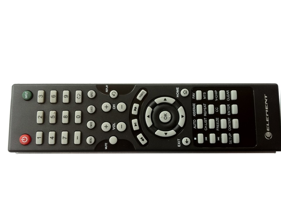 NEW Remote for ELEMENT R-O-KU Ready TV Remote Control ELEFT466 ELEFT502 ...