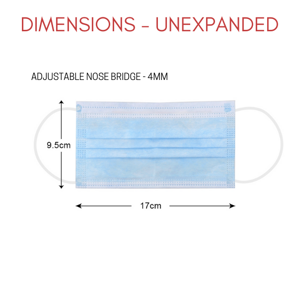 MOOSH K0450 Face Mask Disposable 3-Ply Earloop Mouth Cover for sale ...