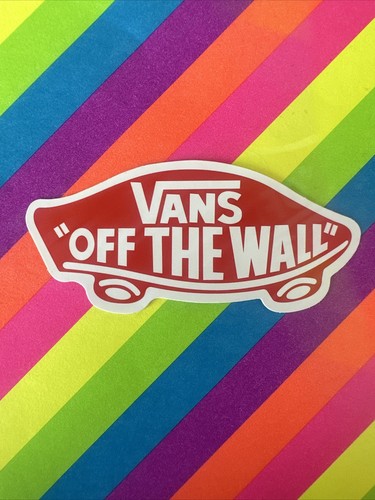 Vans Off The Wall Skateboard Logo Matte Sticker Decal Skate Surf Laptop ...
