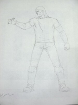 vtg Adult Swim Cel Drawing - Metalocalypse Songgu Kwon signed Nathan ...
