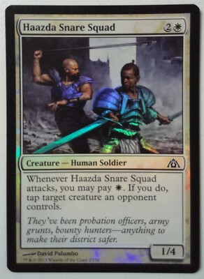 Haazda Snare Squad *FOIL Common* Magic MtG x1 Dragon's Maze SP | eBay