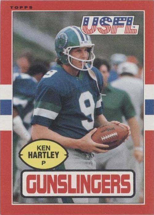 1985 Topps USFL - Ken Hartley #117 (RC) for sale online | eBay