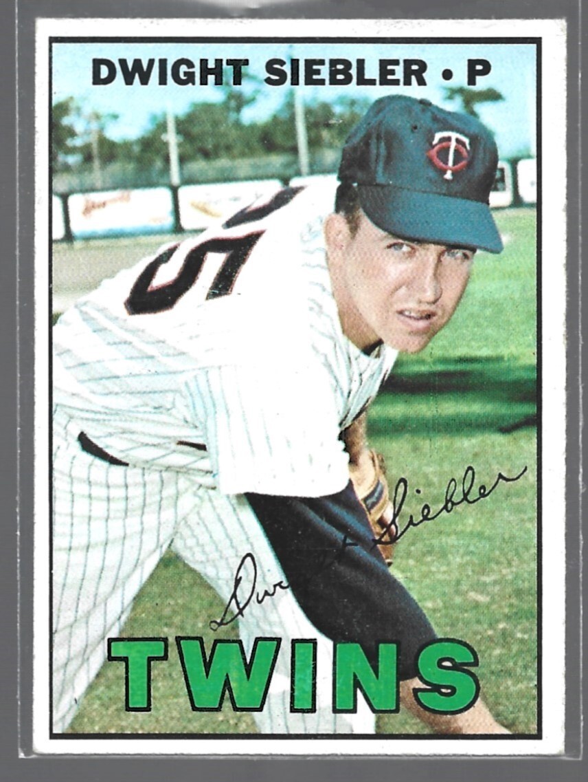 Dwight Siebler Minnesota Twins 1967 Topps Baseball Card #164 | eBay