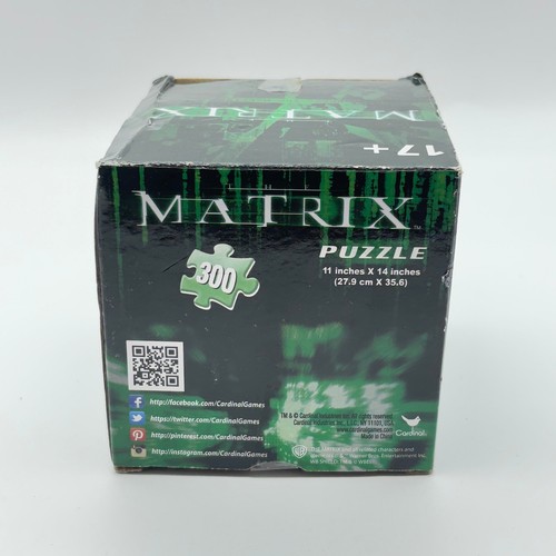 The Matrix Movie 300 Piece Puzzle 11in x 14in Cardinal Loot Crate 2016 ...