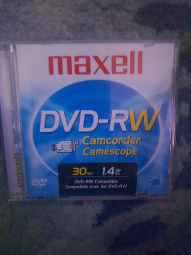 Maxell DVD-RW Camcorder Video Disc 30 Minutes 1.4 Dvd Record ...