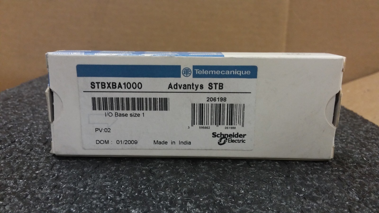 SCHNEIDER Electric TELEMECANIQUE STBXBA1000 Advantys STB I/O Base Size ...