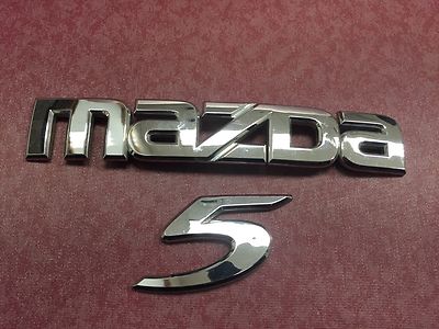 2008 MAZDA 5 TAILGATE EMBLEM SET | eBay