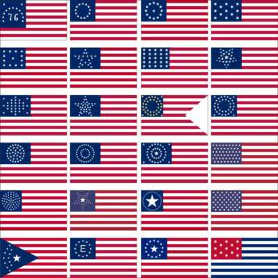USA Flag Cowpens Diamond Pattern Fort Sumter Mercer Cyberpunk Fallout ...