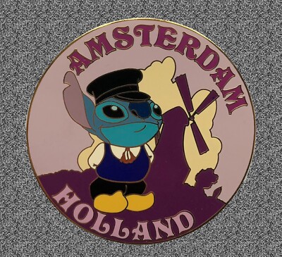 DISNEY AUCTIONS Pin Stitch Amsterdam Holland - LE 250 | eBay