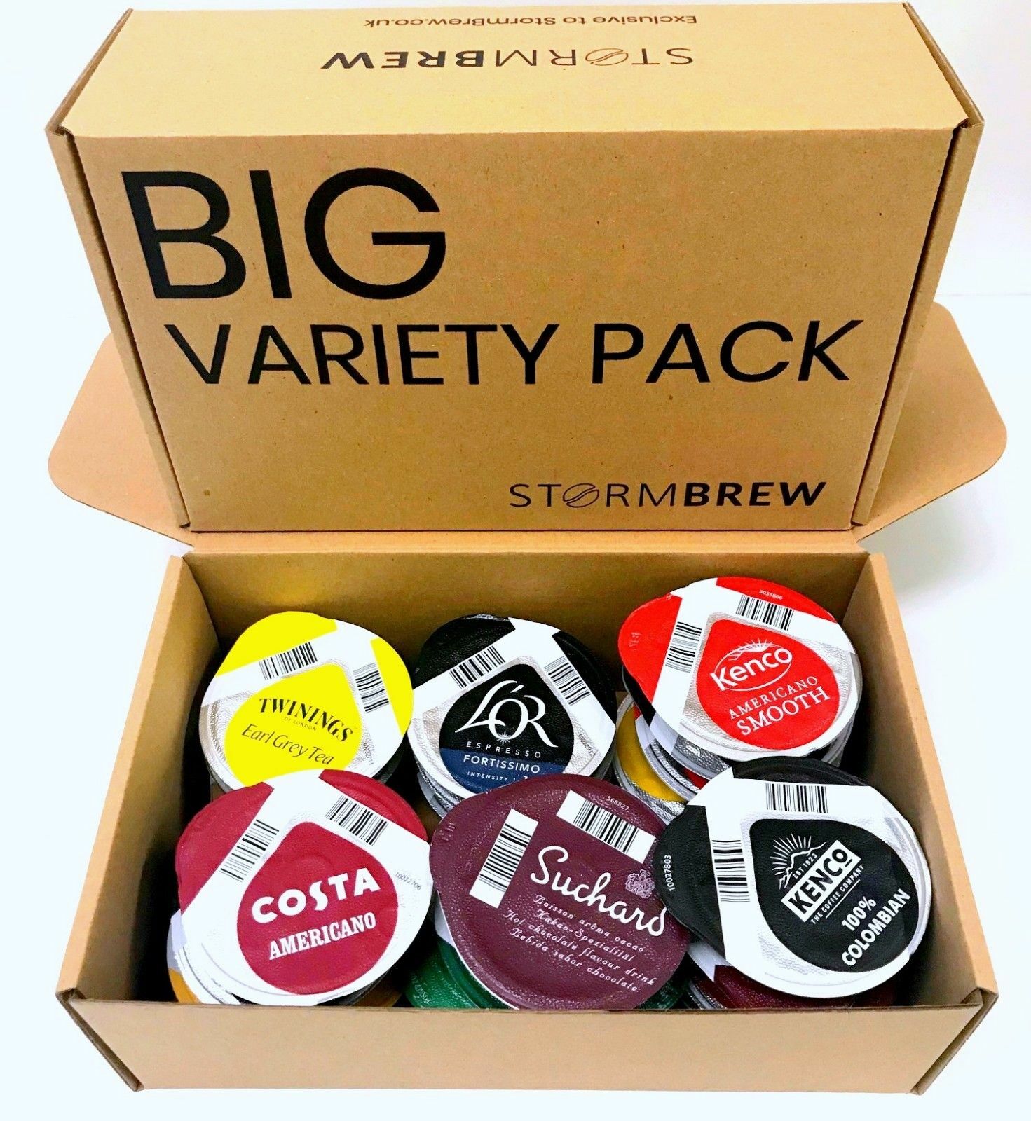 22 TASSIMO PODS VARIETY PACK GIFT BOXED: COFFEE, TEA, CHOCOLATE ...
