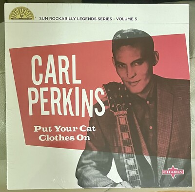 CARL PERKINS Put Your Cat Clothes On LP NEW ORANGE 10" jerry lee lewis ...