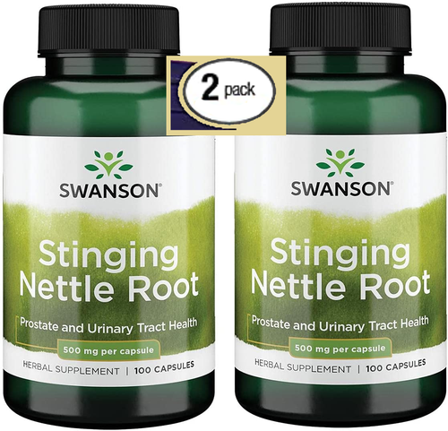 2 Pack Stinging Nettle Root (Urtica Dioica) 500 mg Prostate Urinary ...