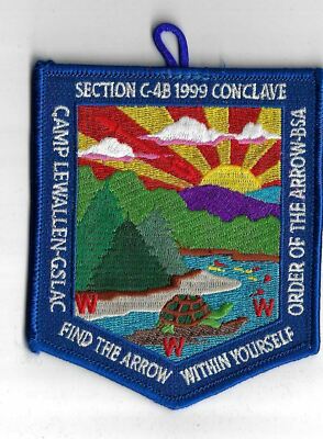 OA 1999 Conclave Sec. C-4B Patch BLUE Border Camp Lewallen [FBL-2953 ...