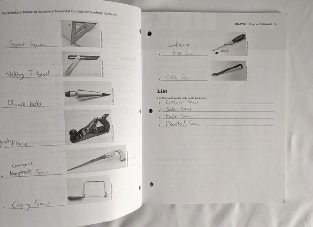 Workbook for Vogt's Residential Construction Academy: Carpentry, 4th by ...