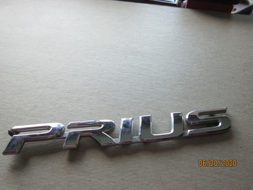 PRIUS Nameplate Car Badge Symbol Emblem plastic RARE Vintage 6X1" | eBay