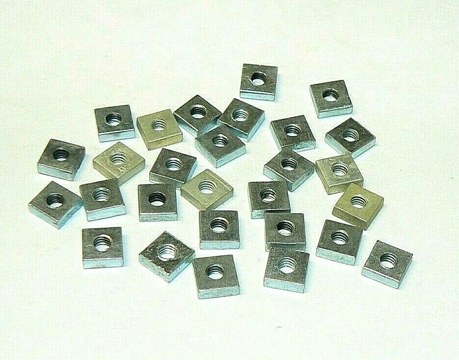8/32 SQUARE NUTS - ZINC PLATED - LOT OF 200 PCS. | eBay