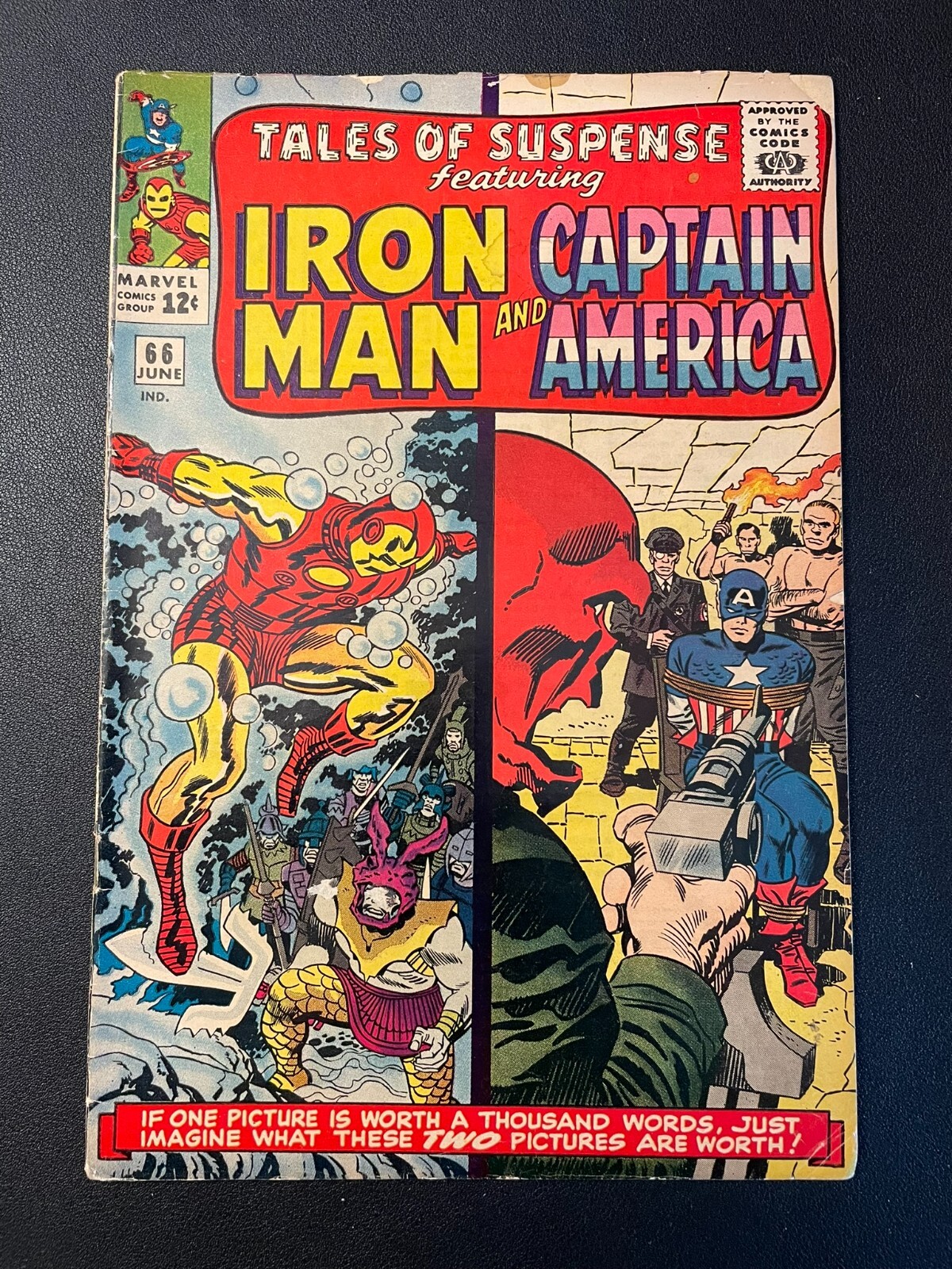 TALES OF SUSPENSE Comic Book #66 IRON MAN & CAPTAIN AMERICA Marvel ...