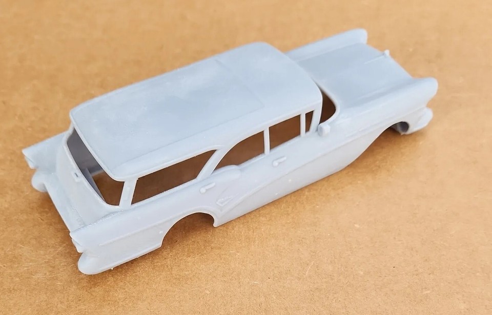 ABS-LIKE RESIN 3D PRINTED 1/25 1957 BUICK CENTURY CABALLERO STATION ...