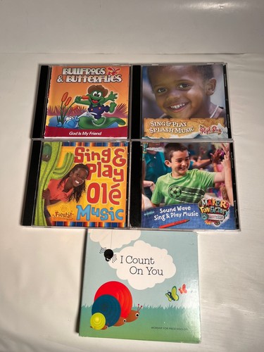 Kids CD 5 Lot Religious Music VBS Church God Jesus Sing Splash Play ...