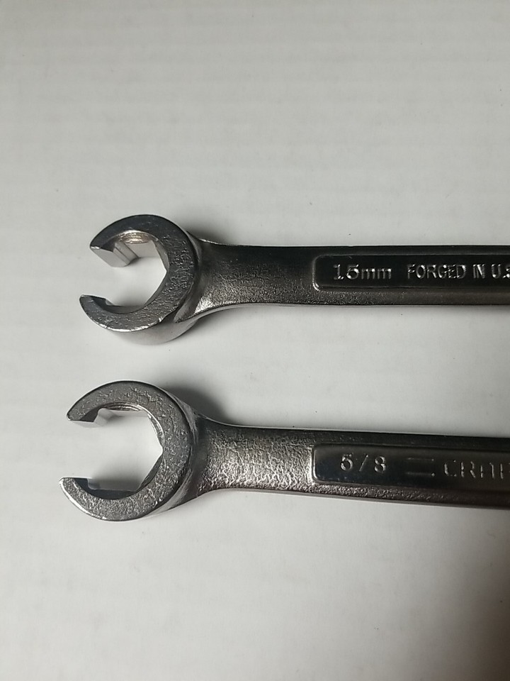 Lot Of 2 Craftsman Flare Nut Line Wrenches 1 Metric 1 Standard 3 Pc -V ...