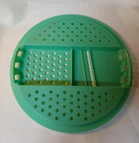 Vintage Tupperware Cheese Grater Slicer Jade Green Lid | eBay