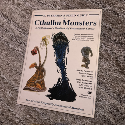 1988 S. Petersen's Field Guide Cthulhu Monsters, 27 H. P. Lovecraft ...