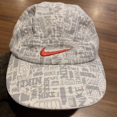 Nike Kids Adjustable Hat All Over Print Logo Emblem Size 4/6X | eBay