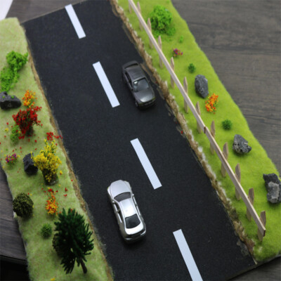 DIY Asphalt Road HO/OO Scale Miniatures Highway Urban Construction ...