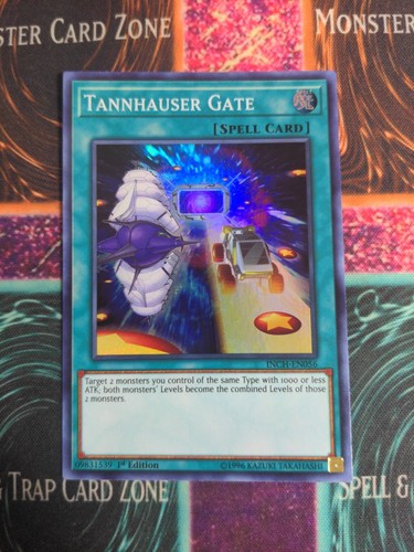 Yu-Gi-Oh! Tannhauser Gate INCH-EN056 1st Edition Super Rare NM | eBay
