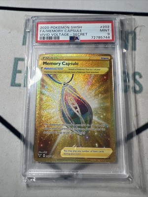 Memory Capsule 202/185 F/A S.R. MINT PSA 9. Pokemon SWSH Vivid Voltage ...