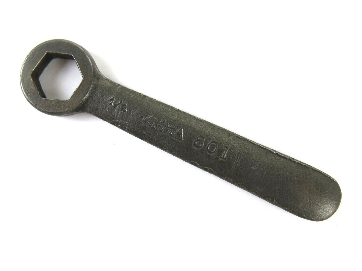 Armstrong No. 801 1/2" Lathe Tool Post Wrench 6-Point Hex Box End (#16 ...