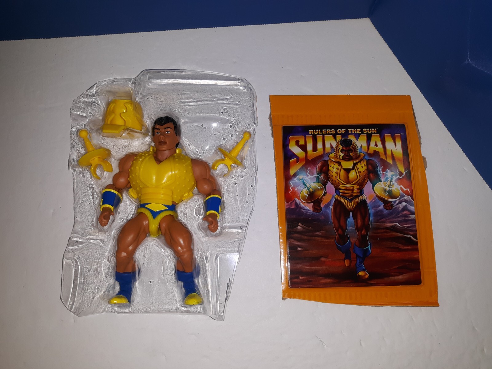 MOTU Origins Rulers of the Sun Man ZAP-MAN loose NEW Figure With Sealed ...