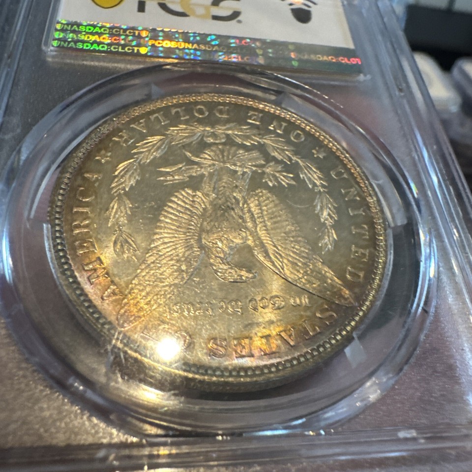 1881-P Morgan Silver Dollar PCGS MS 64 CAC Toned Toning Toner Coin $1 ...