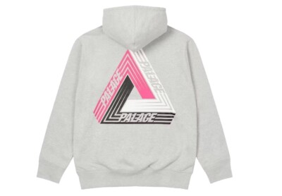 Palace ‘Tri-Dart Hood’ Hoodie Gray Marl Medium SS21 | eBay