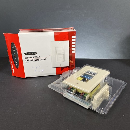 Episode EVC-100S-WHLA 100 Watt 12 Step Sliding Volume Control NEW OPEN ...