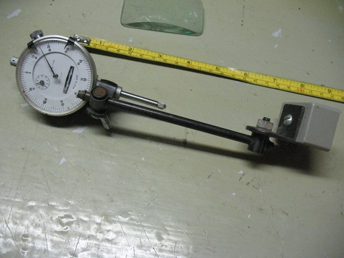 SAGINOMIYA ECM - 1100 MACHINIST'S DIAL INDICATOR .001'' - 1'' & STAND ...