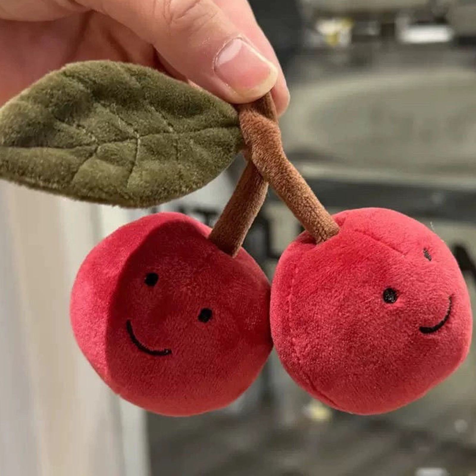 Jelly cat FABULOUS FRUIT CHERRY Soft Plush Food Toys Fun Stuffed ...