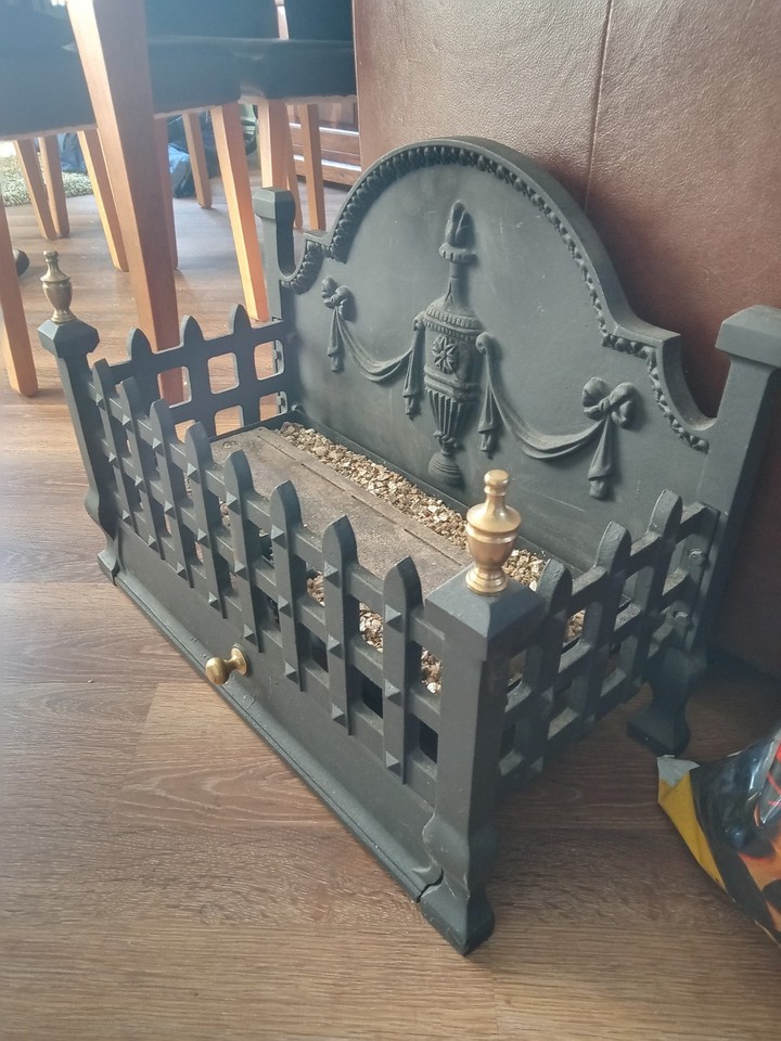 23inch inset cast iron living flame gas fire | eBay UK