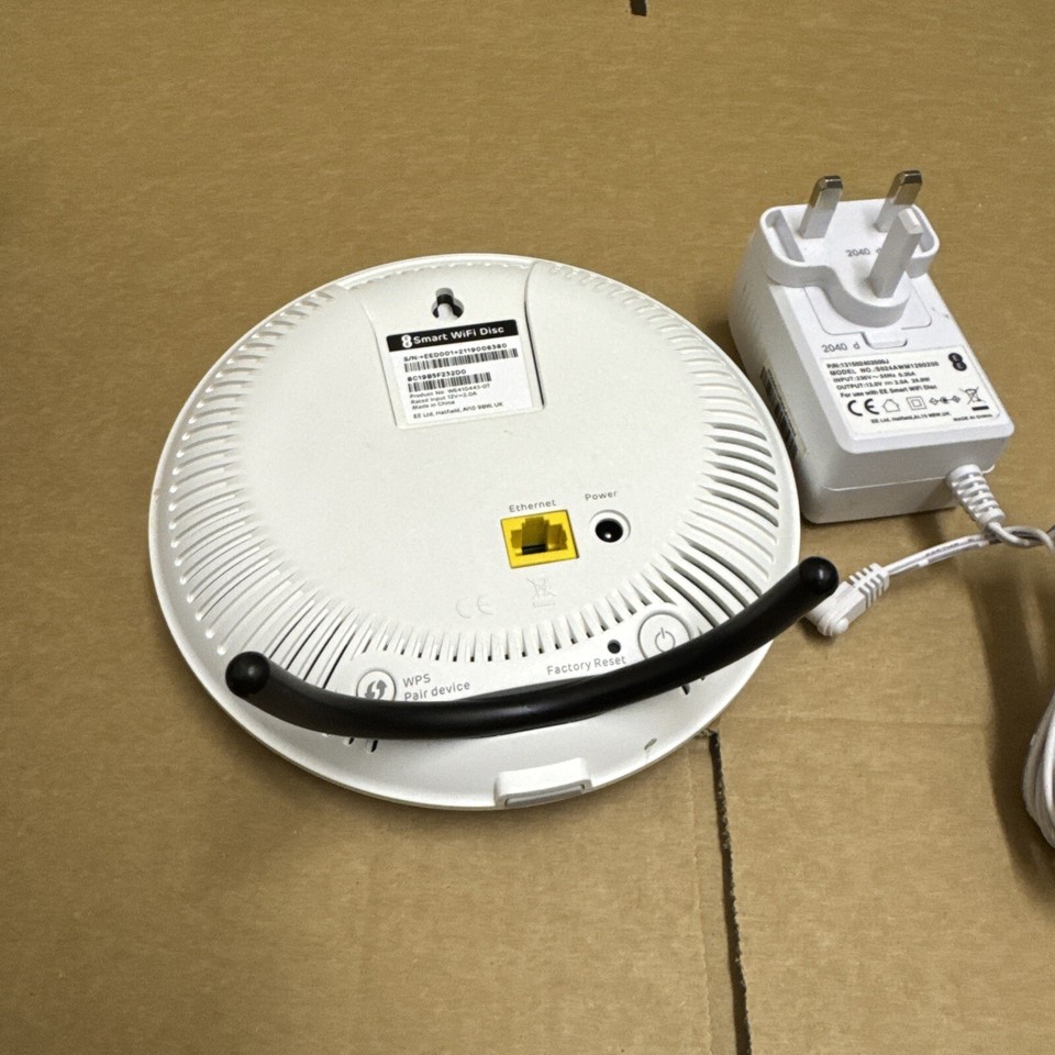EE Smart Wi-Fi Disc Complete Extender Wi-Fi Booster White | eBay UK