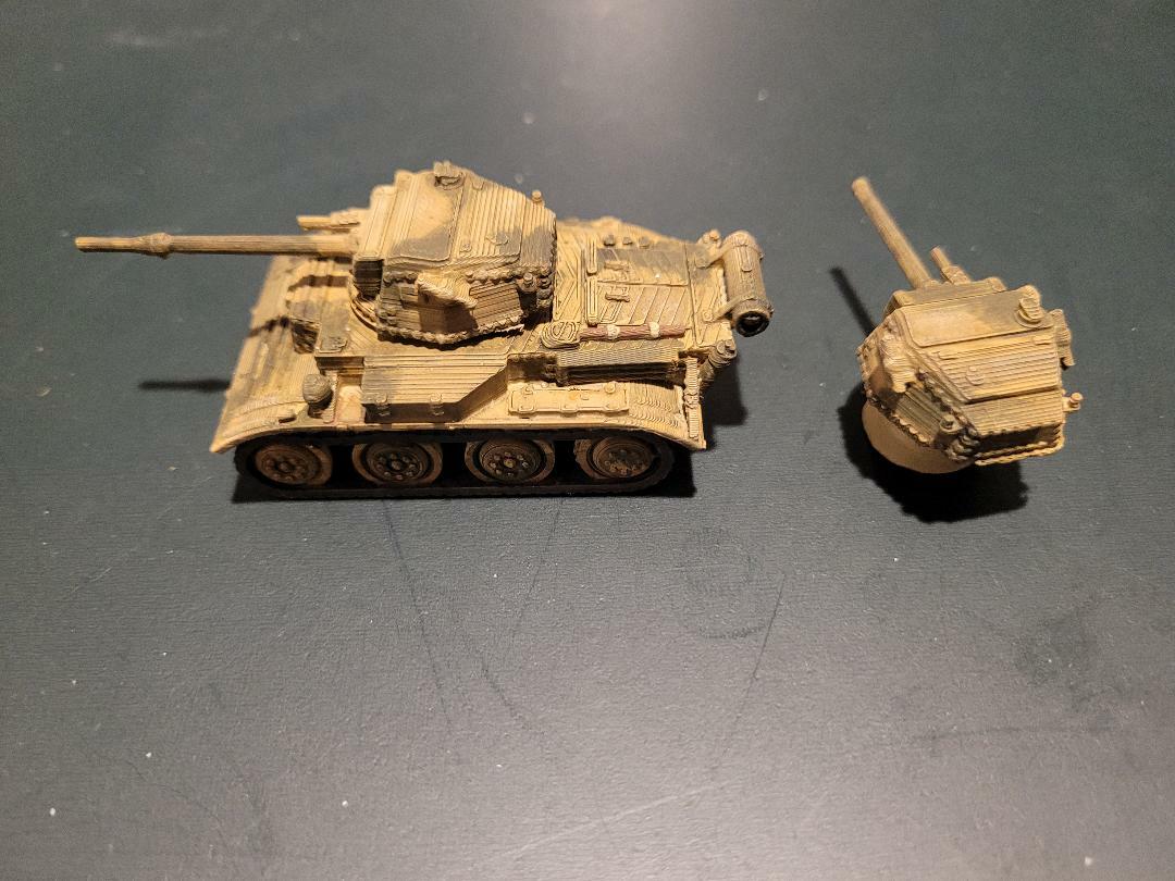 WWII Light Tank Mk VII Tetrarch 1/56 Scale, Extra Turret with ...