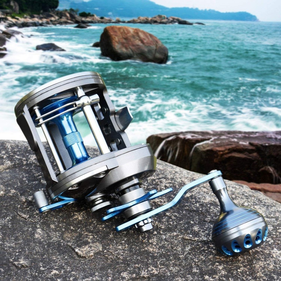 Trolling Reel Saltwater Level Wind Reels, Drag Reels Boat Fishing Ocean ...