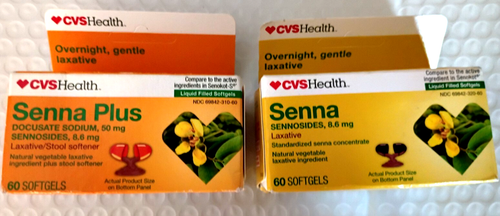 2 pack CVS Health Stool Softener Plus Stimulant Laxative Tablets Exp 11 ...