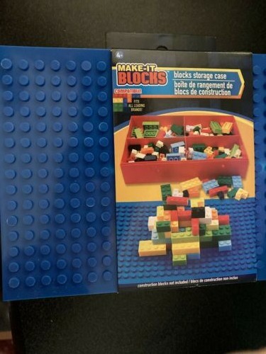 Make It Blocks 100 Piece Building Block Set With Case to Store Them In ...