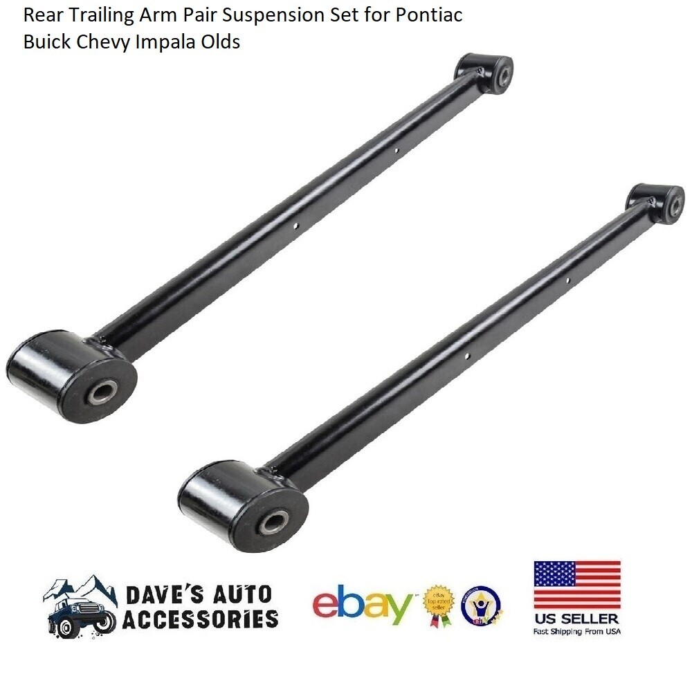 Trailing Toe Control Suspension Arms Backup Pair Fit 1988-2007 Pontiac ...