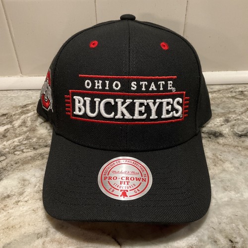 Ohio State Buckeyes Snapback Hat NEW Mitchell & Ness NCAA College ...