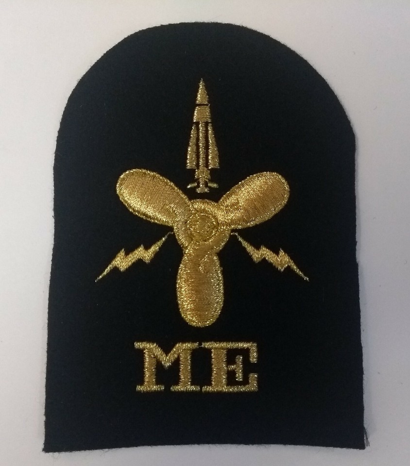 Royal Navy Embroidered Assorted Branch Qualification RN Badge / Patch ...