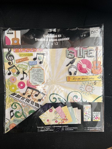 Music Scrapbook Embellishments Kit Me & My Big Ideas Paper Stickers ...