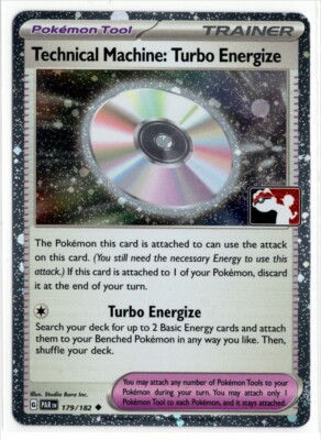 Pokemon Prize Pack 6 Paradox Rift 179/182 Technical Machine: Turbo ...