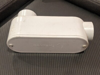 Cantex 5133666 1 1/4" Conduit Outlet Body, Pvc, Lb, Color: Gray | eBay