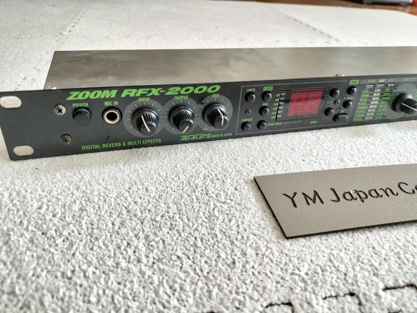 ZOOM RFX-2000 Digital Reverb & Effects 1U Rack Unit Used Free Shipping ...